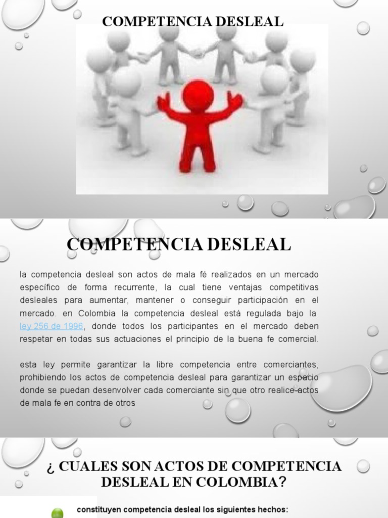 Competencia Desleal | PDF | Mercado (economía) | Comercio