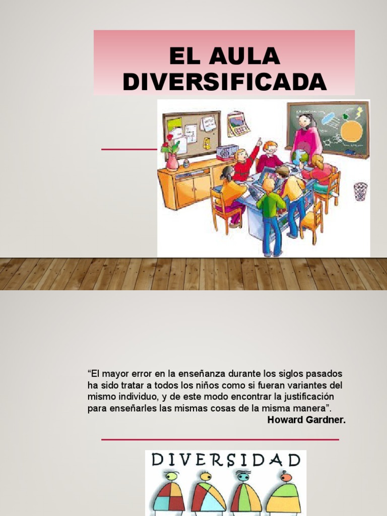 El Aula Diversificada | PDF | Aprendizaje | Maestros