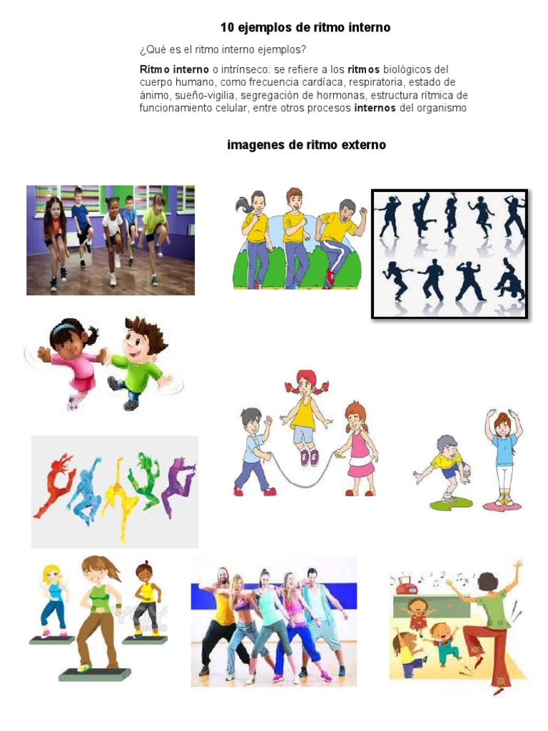10 Ejemplos de Ritmo Interno | PDF