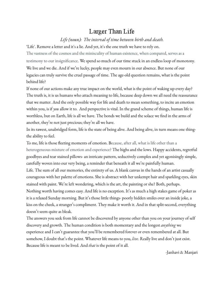 The Essence of Life | PDF | Philosophy | Science & Mathematics