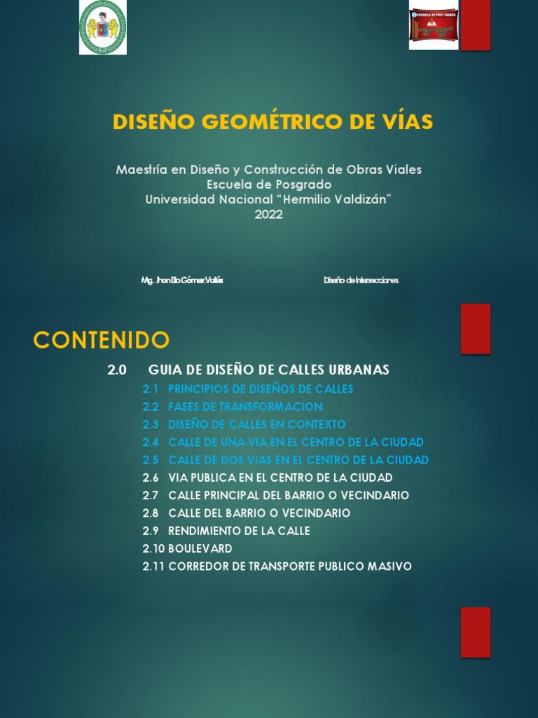 Clase 3 - Guía de Diseño de Calles | PDF | Calle | Peatonal