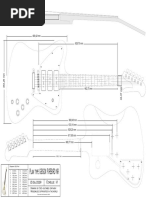 Fender Telecaster Printable Headstock Template PDF | PDF