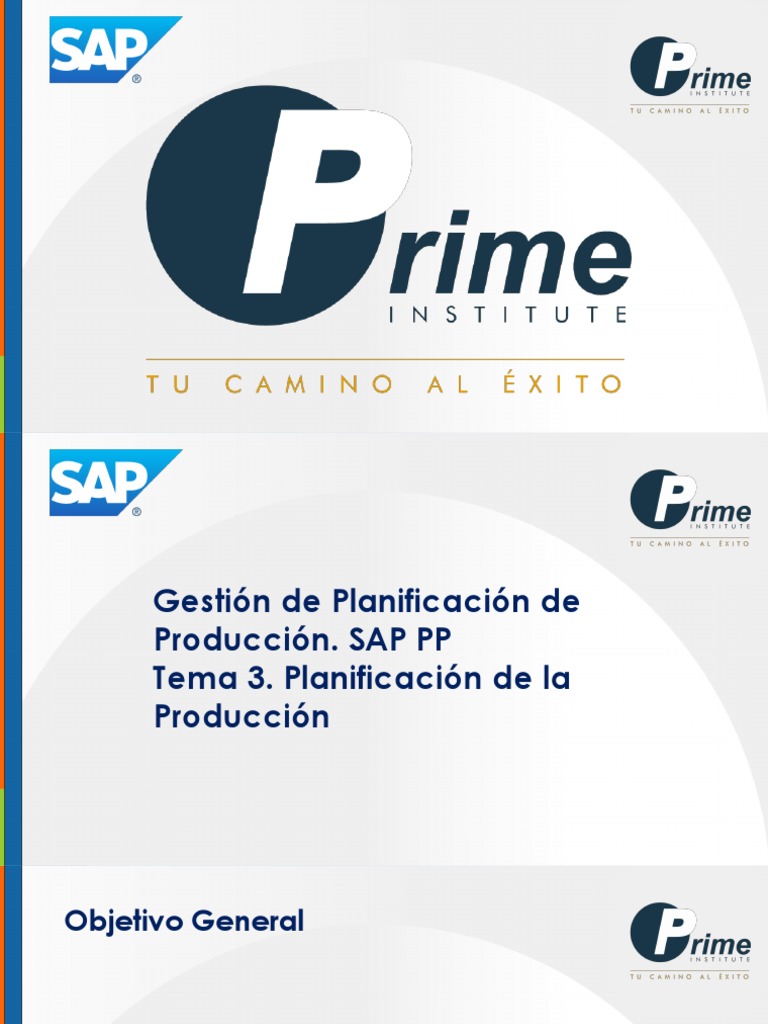 Curso Sap PP Tema 3 | PDF | Planificación | Obtención