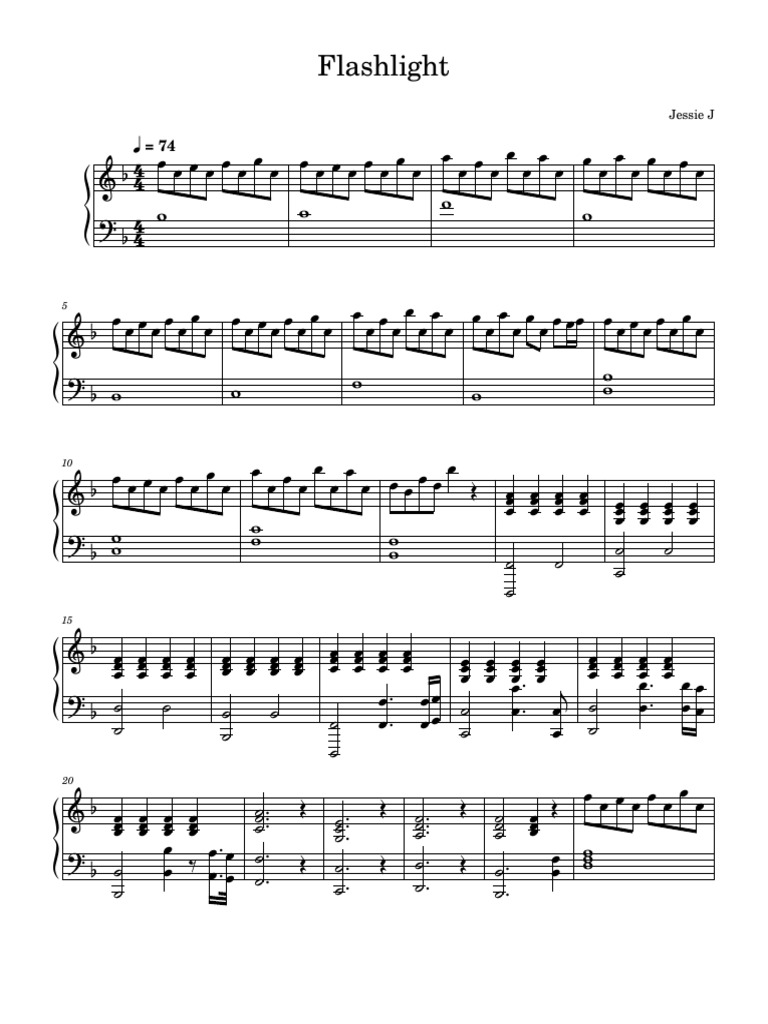 Flashlight - Jessie J | PDF