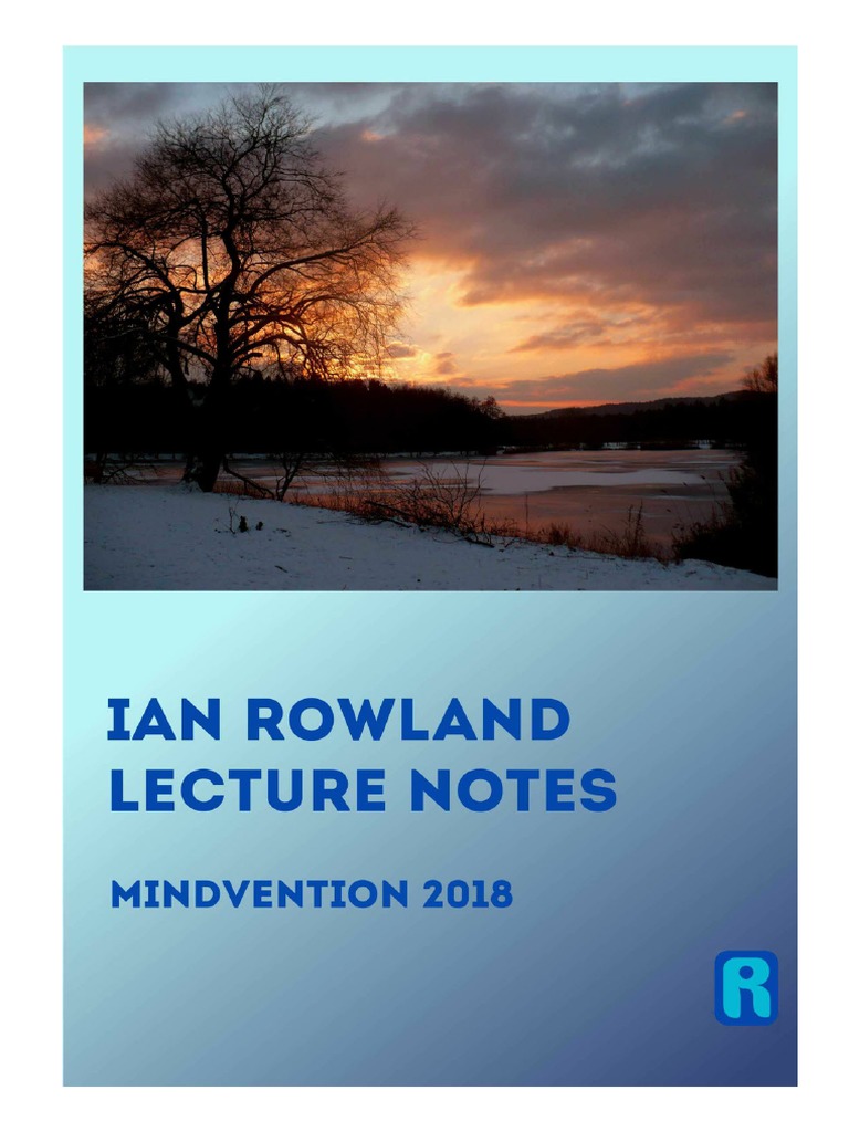 Ian Rowland Lecture Notes - Mindvention 2018 | PDF | Mentalism | Experience