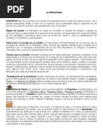 Esquema de La División de La Prehistoria | PDF