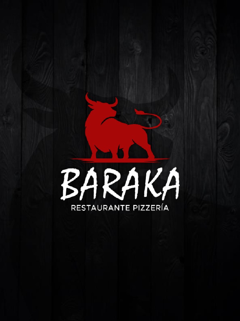 Menú Baraka: Hamburguesas y Más | PDF | Pizza | Cerdo