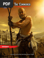 Commoner Class For DND 5e | PDF