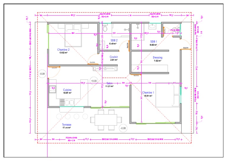 RAIHERE HAUATA-Modif E Avec Cotation | PDF