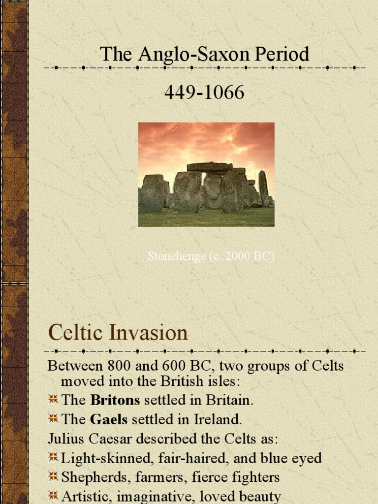 Anglo-Saxon Background | PDF | Danelaw | Anglo Saxons