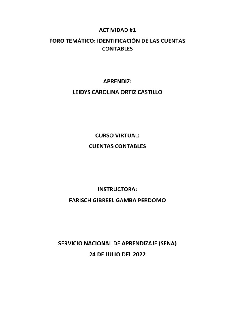 Leidys Pdf Contabilidad Business