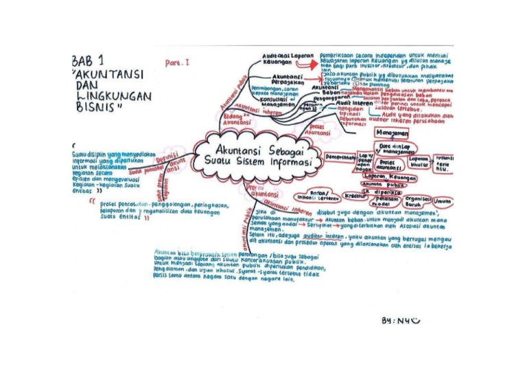 Mind Map Bab i Akuntansi Dan Lingkungan Bisnis | PDF