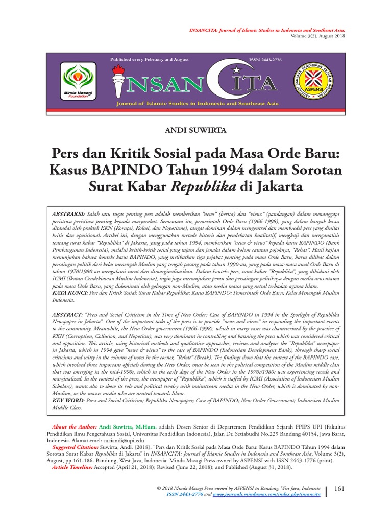 Korupsi Bapindo | PDF | Politik | Ilmu Sosial