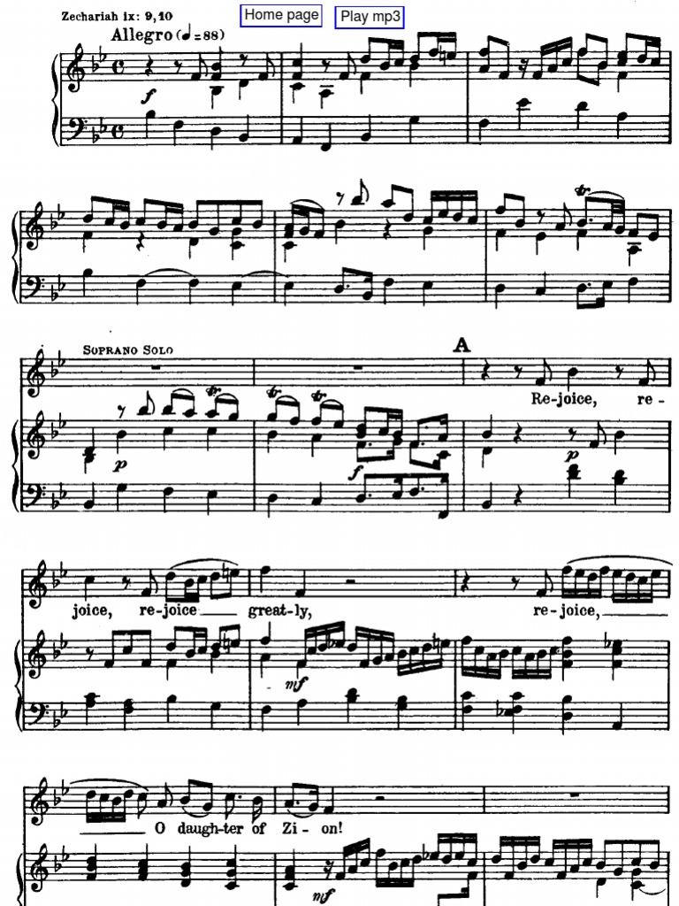 Rejoice Messiah Handel