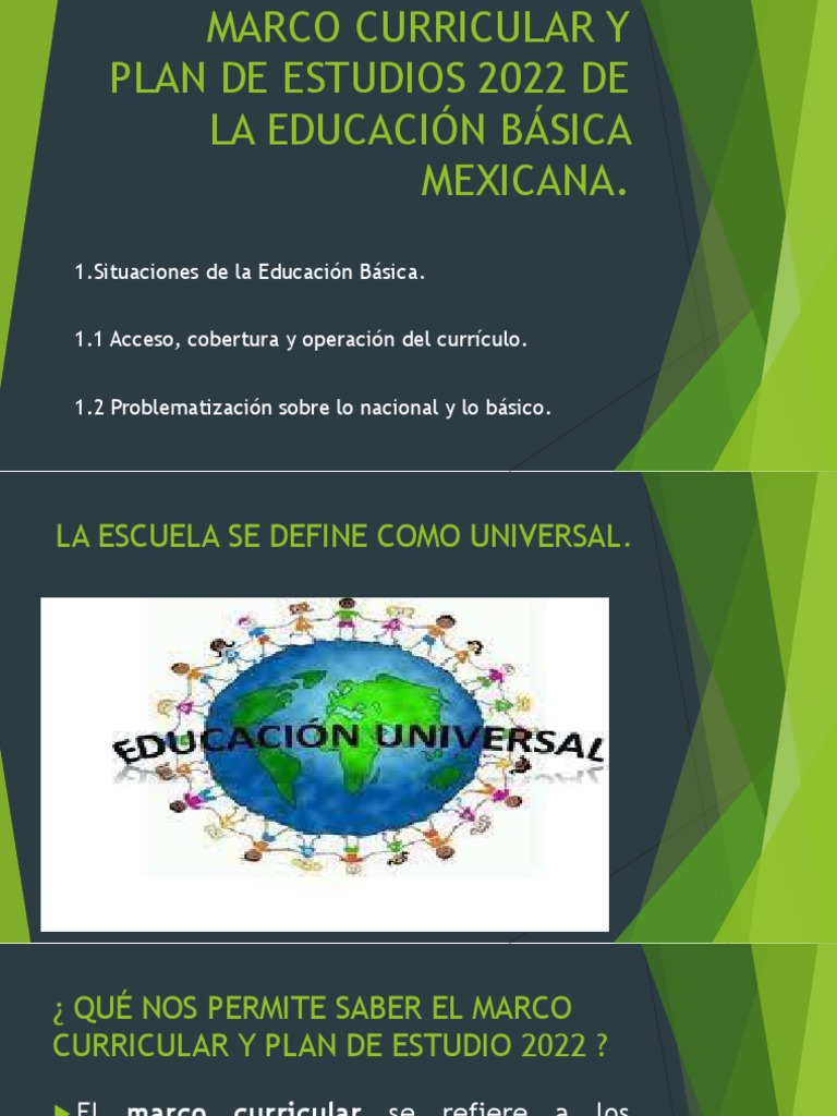 Marco Curricular y Plan de Estudios 2022 | Descargar gratis PDF | Educación de la primera ...