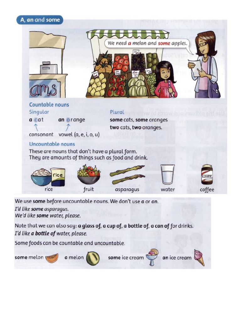 Countable and Uncountable + Comprehension | PDF