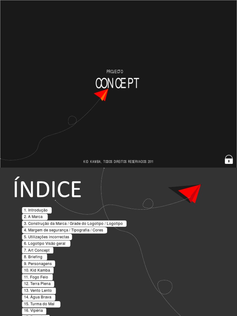 Concept Personagem Project Kid Kamba | PDF | Cor | Logotipos