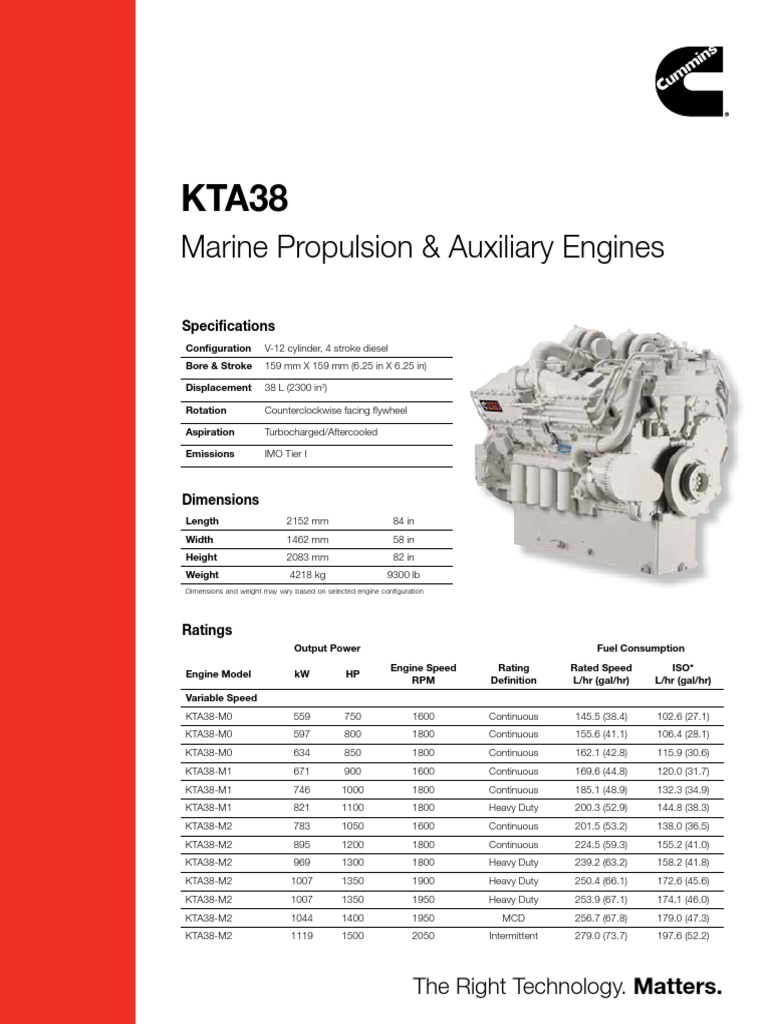 KTA38 M Complete | PDF | Engines | Diesel Engine