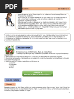 Akademikong Sulatin - Layunin, Gamit, Katangian, at Anyo | PDF