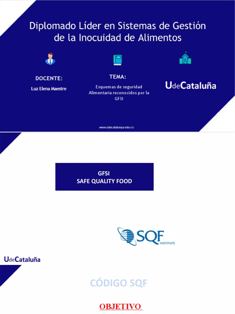 Esquemas de Seguridad Alimentaria Reconocidos Por La GFSI | PDF | Análisis de Riesgo y Puntos ...