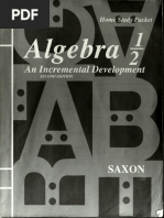 Saxon Algebra 1 | PDF
