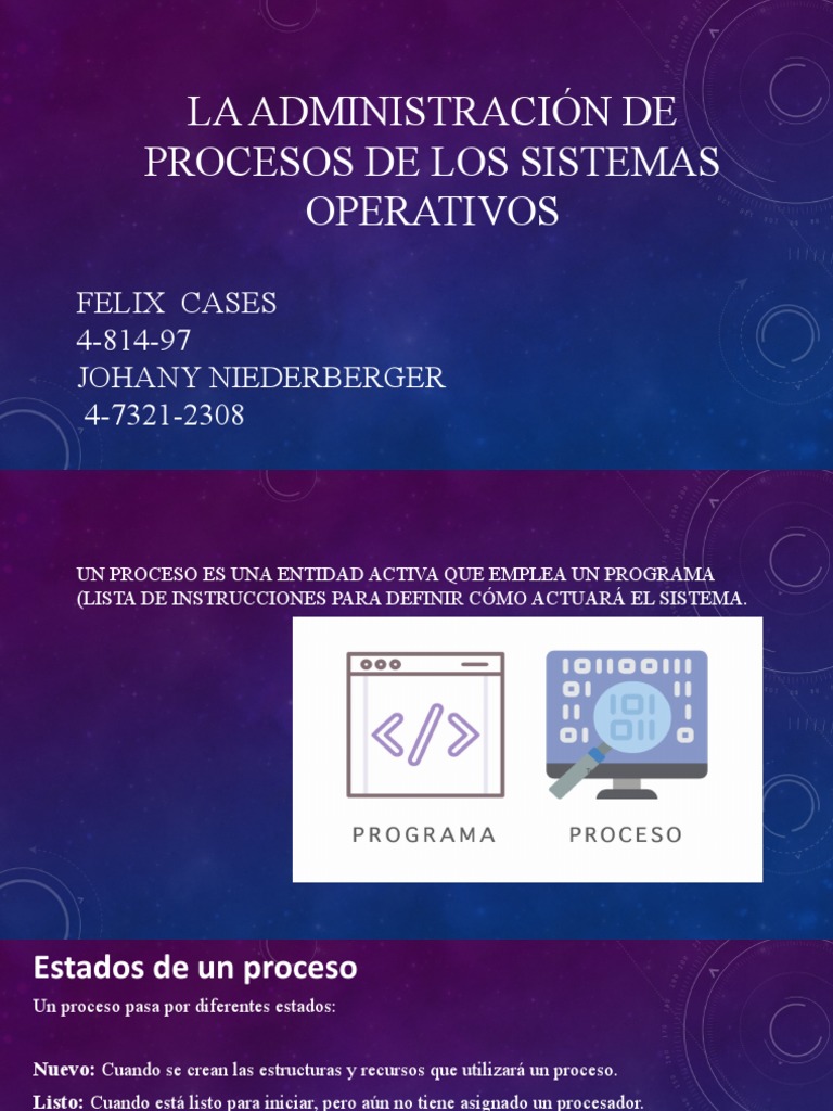 La Administración de Procesos de Los Sistemas Operativos | PDF | Hilo (Computación) | Proceso ...