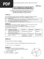 Epreuve Bepc Blanc 2024 | PDF | Mathématiques