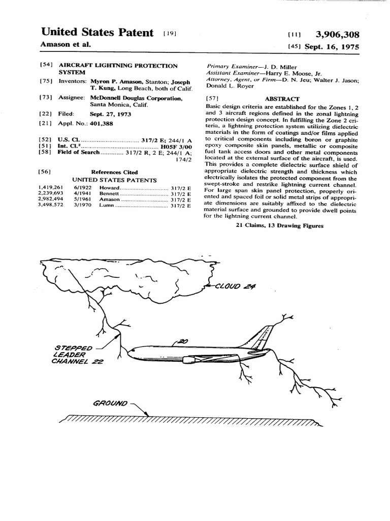 Aircraft Lightning Protection System for Advanced Composite Structures ...