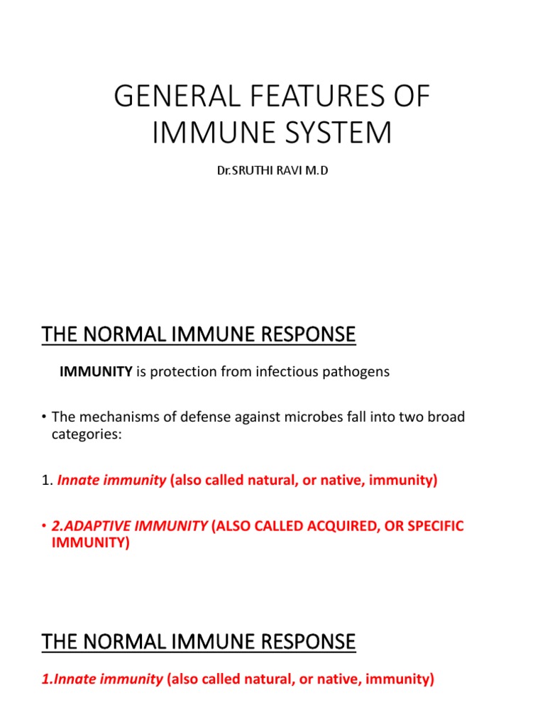 A Comprehensive Overview of the Innate and Adaptive Immune System | PDF ...