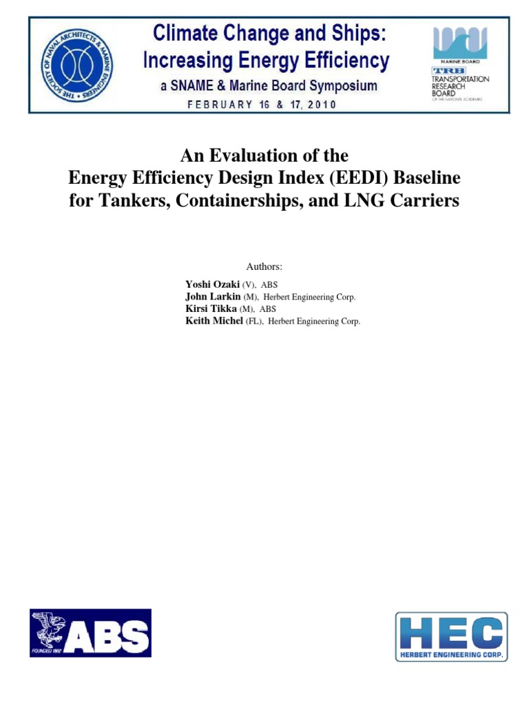 An Analysis of Proposed Energy Efficiency Design Index (EEDI) Baselines for Tankers ...