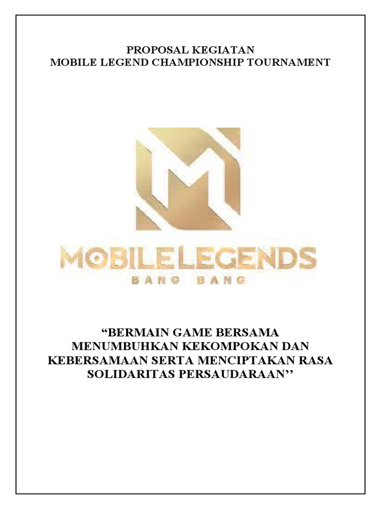 Proposal CHAMPIONSHIP | PDF