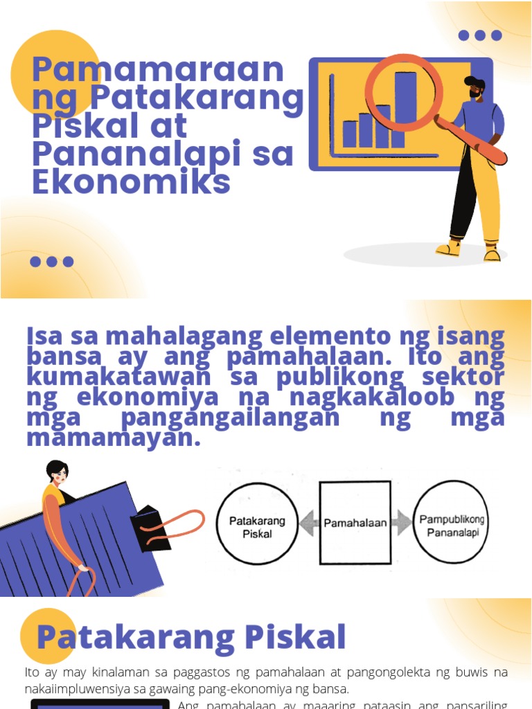 Pamamaraan NG Patakarang Piskal at Pananalapi Sa Ekonomiks | PDF