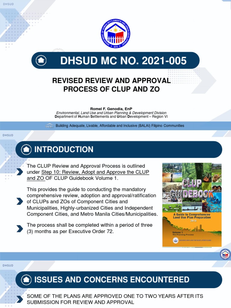 Revised CLUP Review Process in Manila | PDF