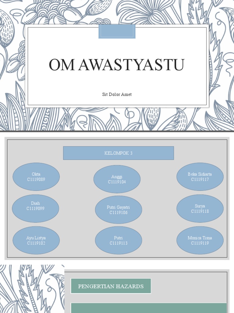TUGAS Hazards K3 KLP 3 | PDF