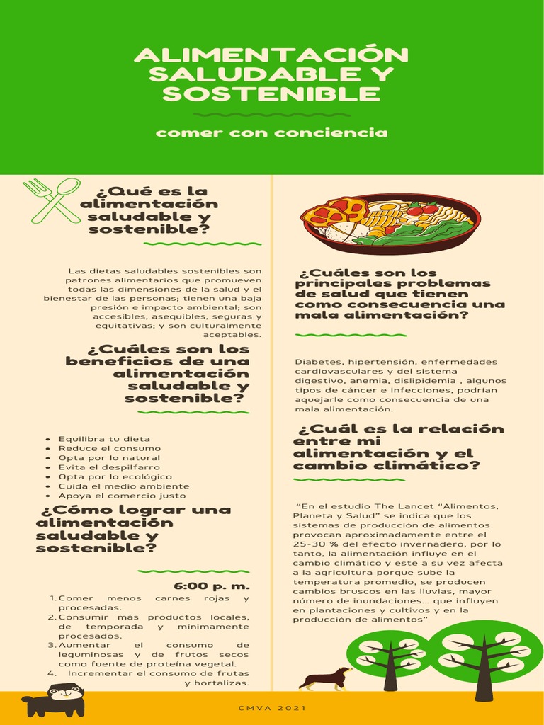 Alimentación Saludable y Sostenible | PDF | Alimentos | Dieta saludable