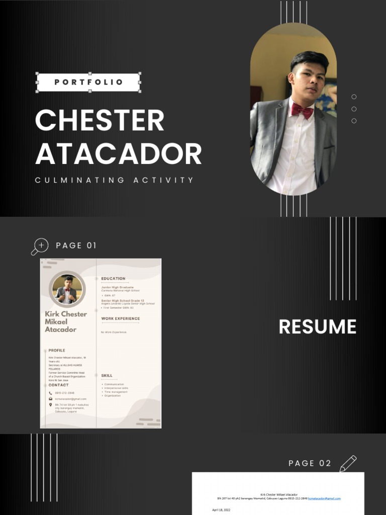 Culminating Activity Portfolio Overview | PDF | Social Sciences | Science