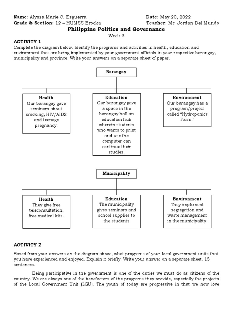 Local Government Programs in the Philippines | PDF | Autonomy | Local ...
