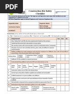 5 Point Safety System Checklist | PDF