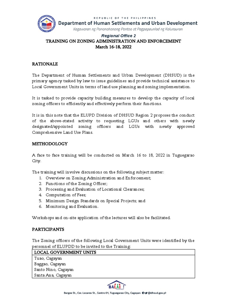 activity design on zoning enforcement | PDF