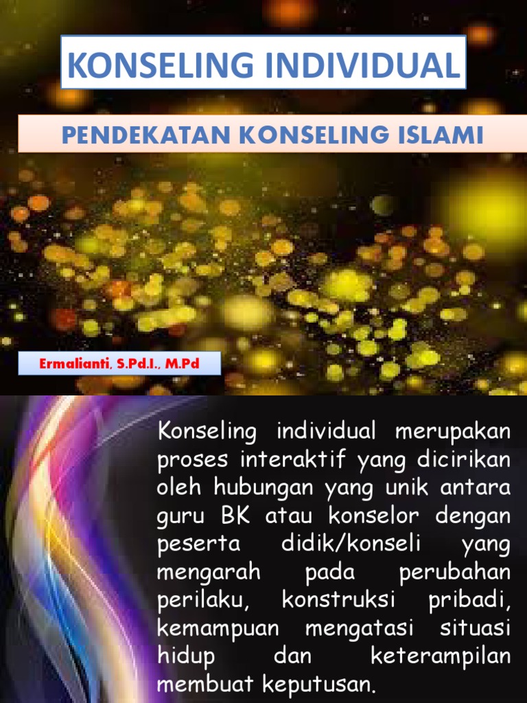 Konseling Individual - Islam | PDF | Karier & Perkembangan ...