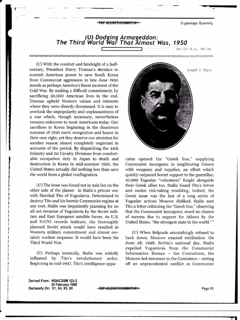 Tito's Conflict with Stalin: Assassination Plots | PDF | Josip Broz ...