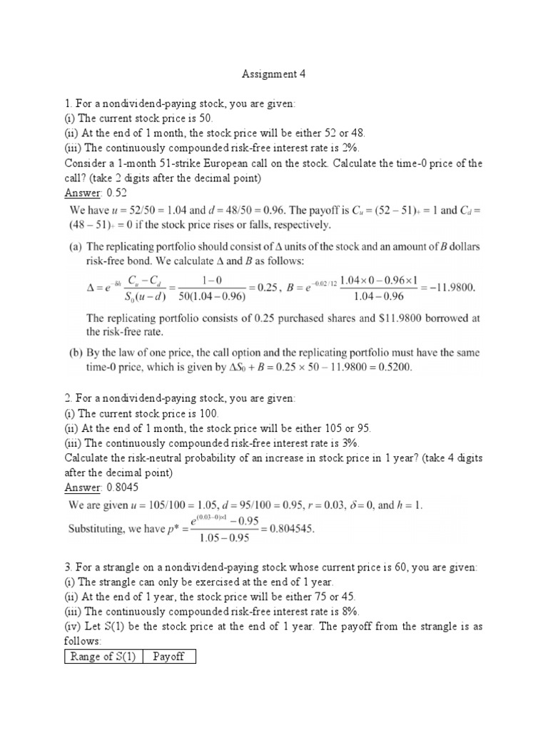 Assignment 4 - IFM | PDF | Stocks | Corporations