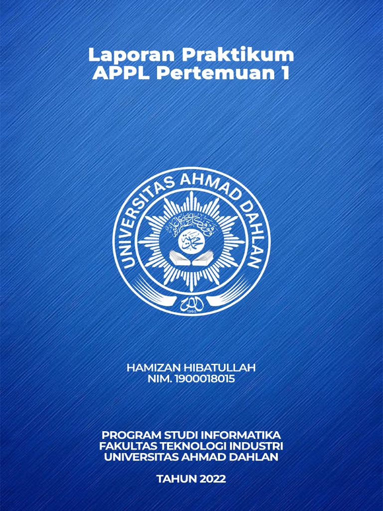 Laporan Praktikum APPL Pertemuan 01 | PDF | Teknologi & Rekayasa