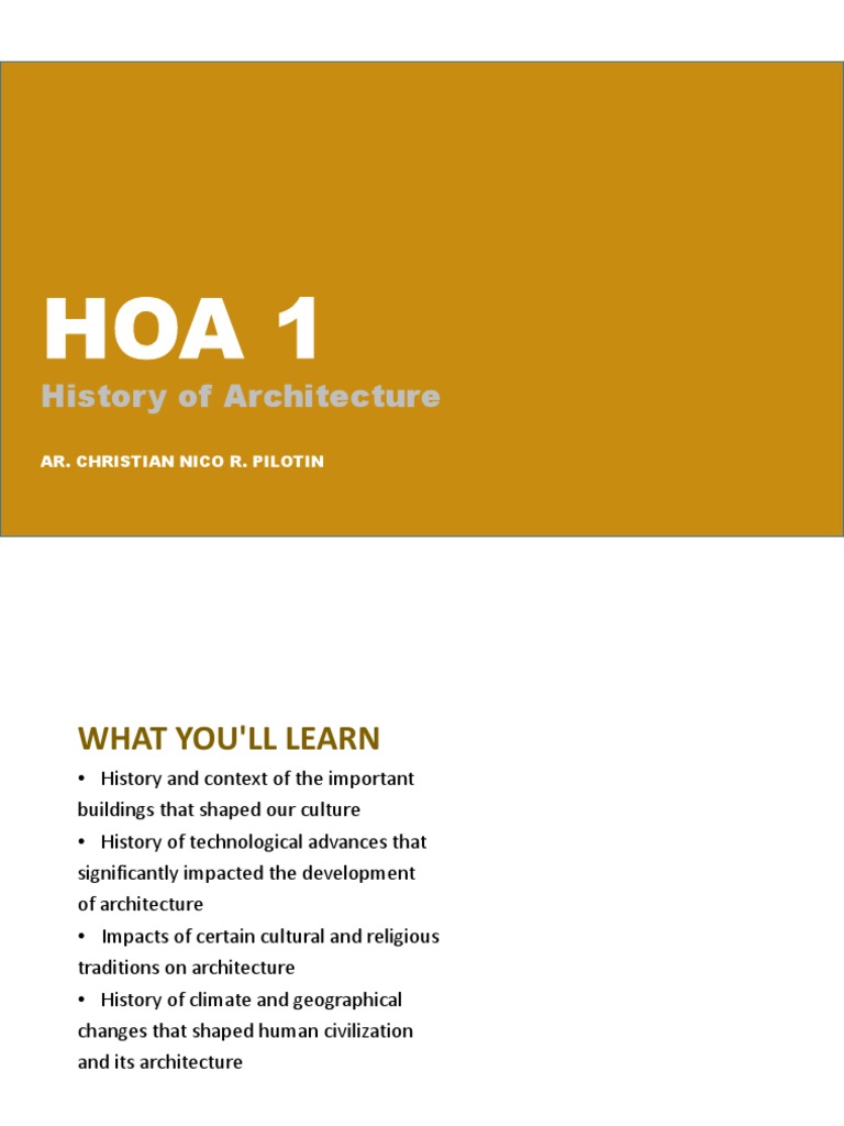 Module 1 - Prehistoric Architecture and Early Forms of Dwelling (Arki Nico) | PDF | Stone Age ...