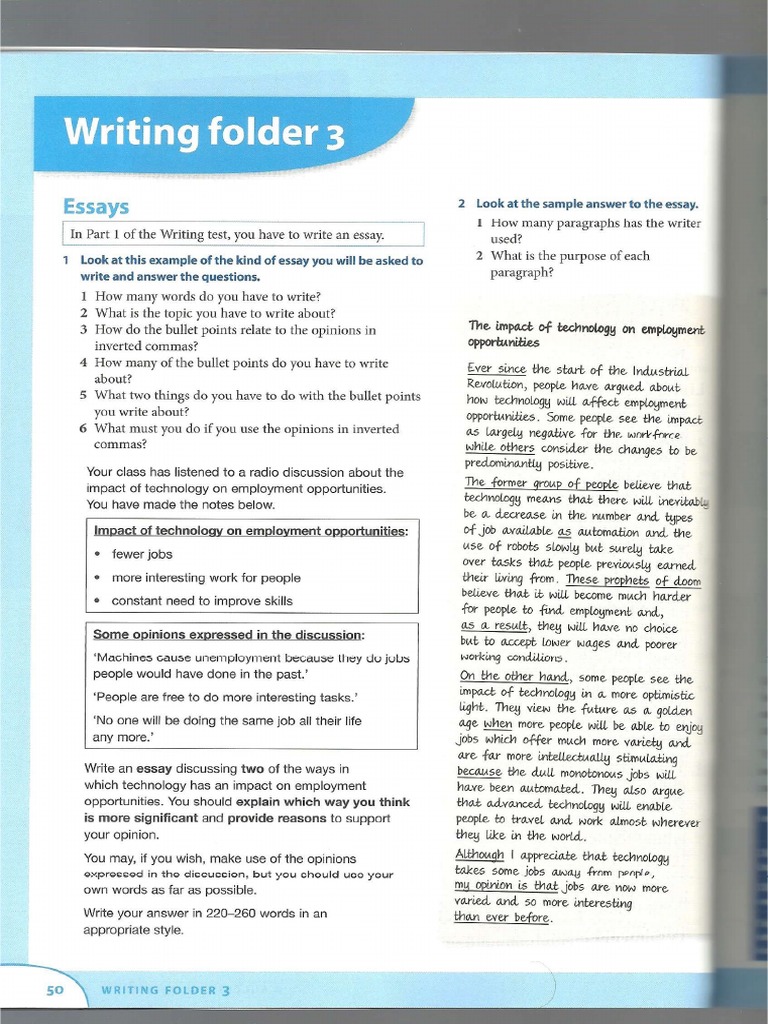 CAe Writing 3 | PDF