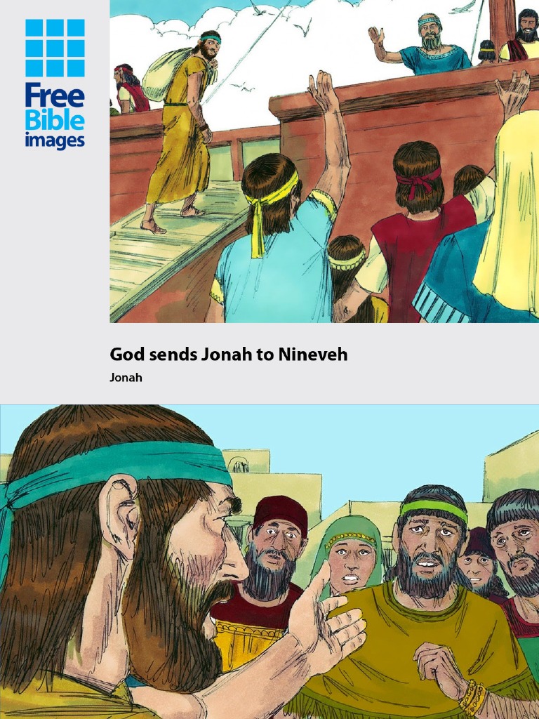 Jonah and The Whale Story From The Bible | PDF