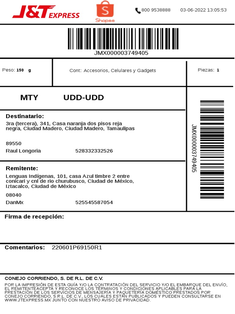 Guía de Envío - Entrega Estándar - 8 | PDF