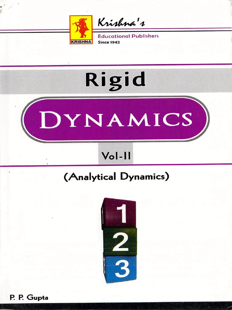 Rigid Dynamics Vol Ii Analytical Dynamics Pdf Lagrangian