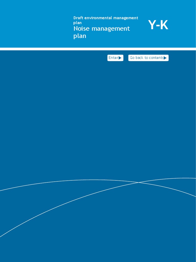 Appendix y K Noise Management Plan | PDF | Noise | Oil Well