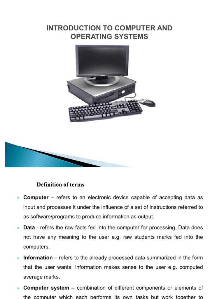 Kesi Introduction To Computers and Os | PDF | Computer File | Operating System